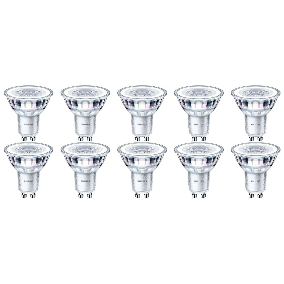 PHILIPS CorePro GU10 LED Spot 10-pack – 3,5W, 3000K