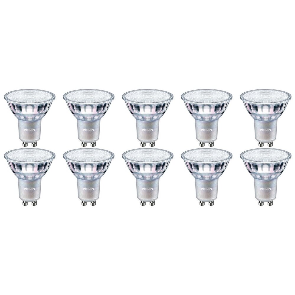 Philips GU10 LED Spot 10-pack — 4,9W DimTone warm wit 355 lm