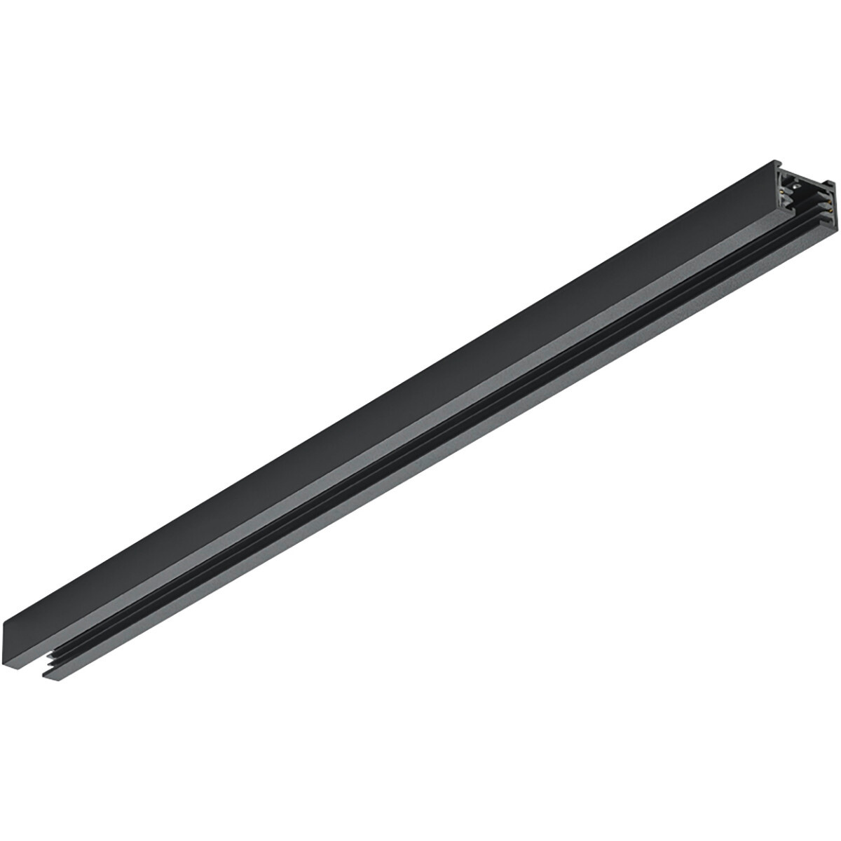 Trion Dual power rail 0.5 m – 2-phase black aluminum