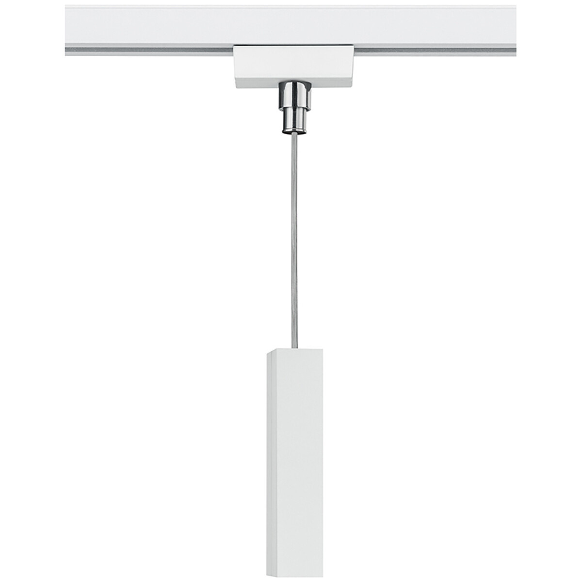 Trion Dual 2-phase voltage rail pendant adapter – matte white