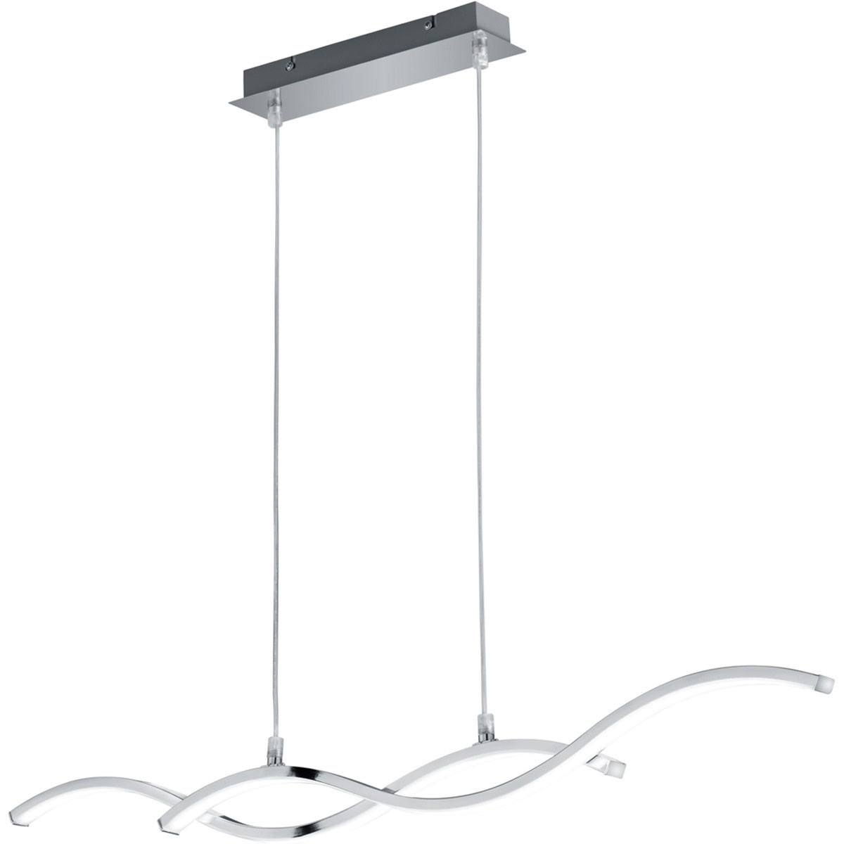 Trion Cidoni LED pendant lamp 25W, 2500 lm, 3000K, matte chrome
