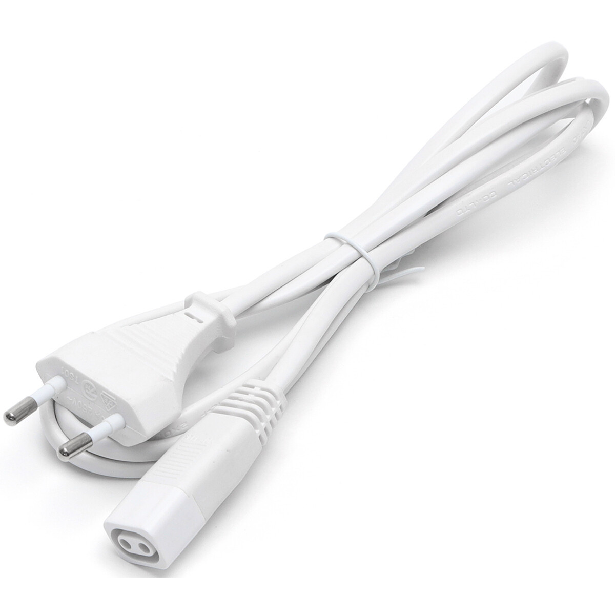 White power cable 1.5 m for LED T5 tube – 2×0.75 mm²