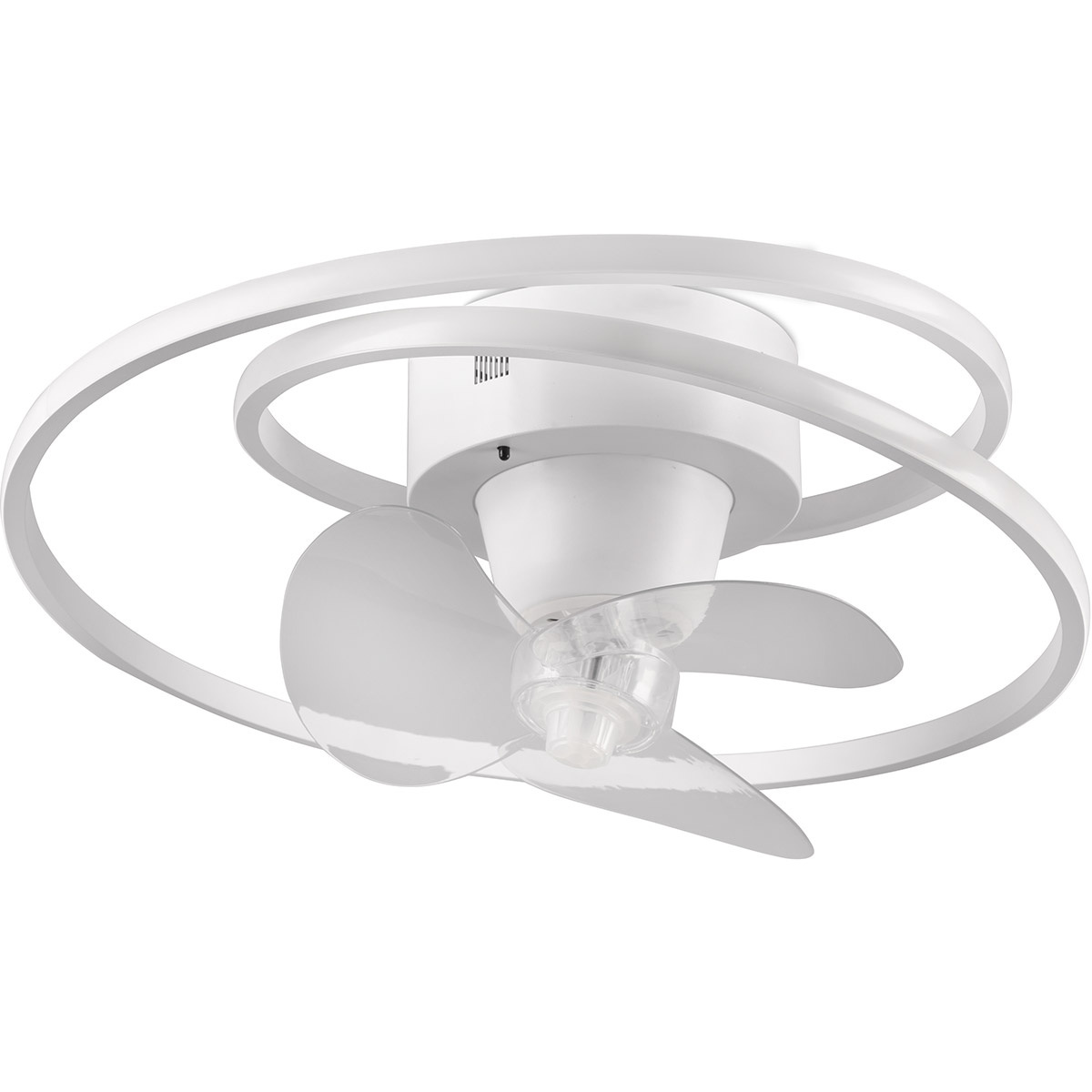 Trion Muaz 38W LED plafondlamp met ventilator, dimbaar