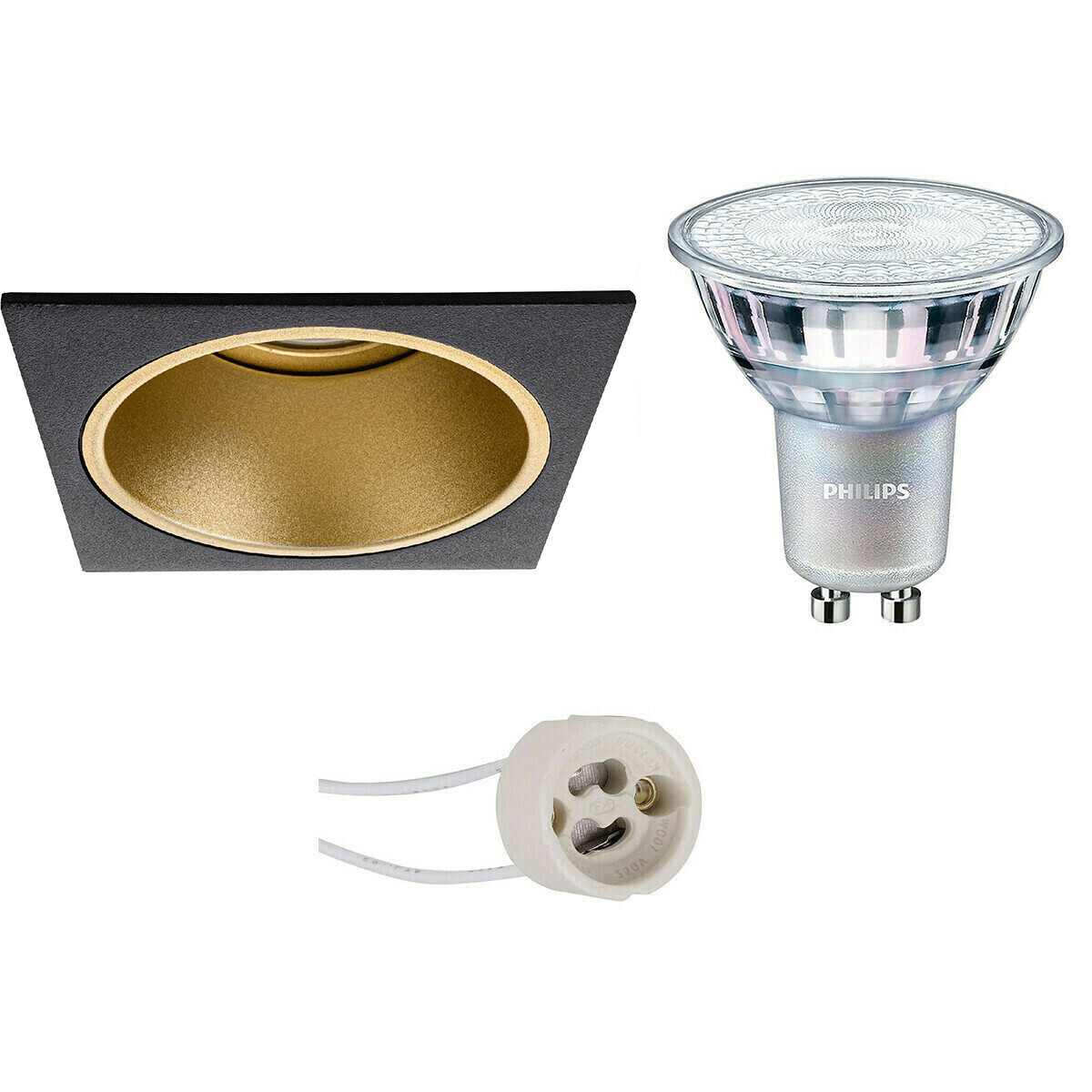 Dimmable square recessed spotlight DimTone LED – 4.9W, 355 lm