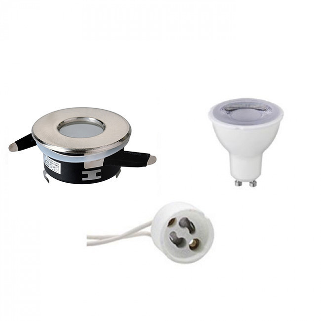 LED Spot Set 6W – Dimmable GU10 Recessed Spotlight IP65, 3000K
