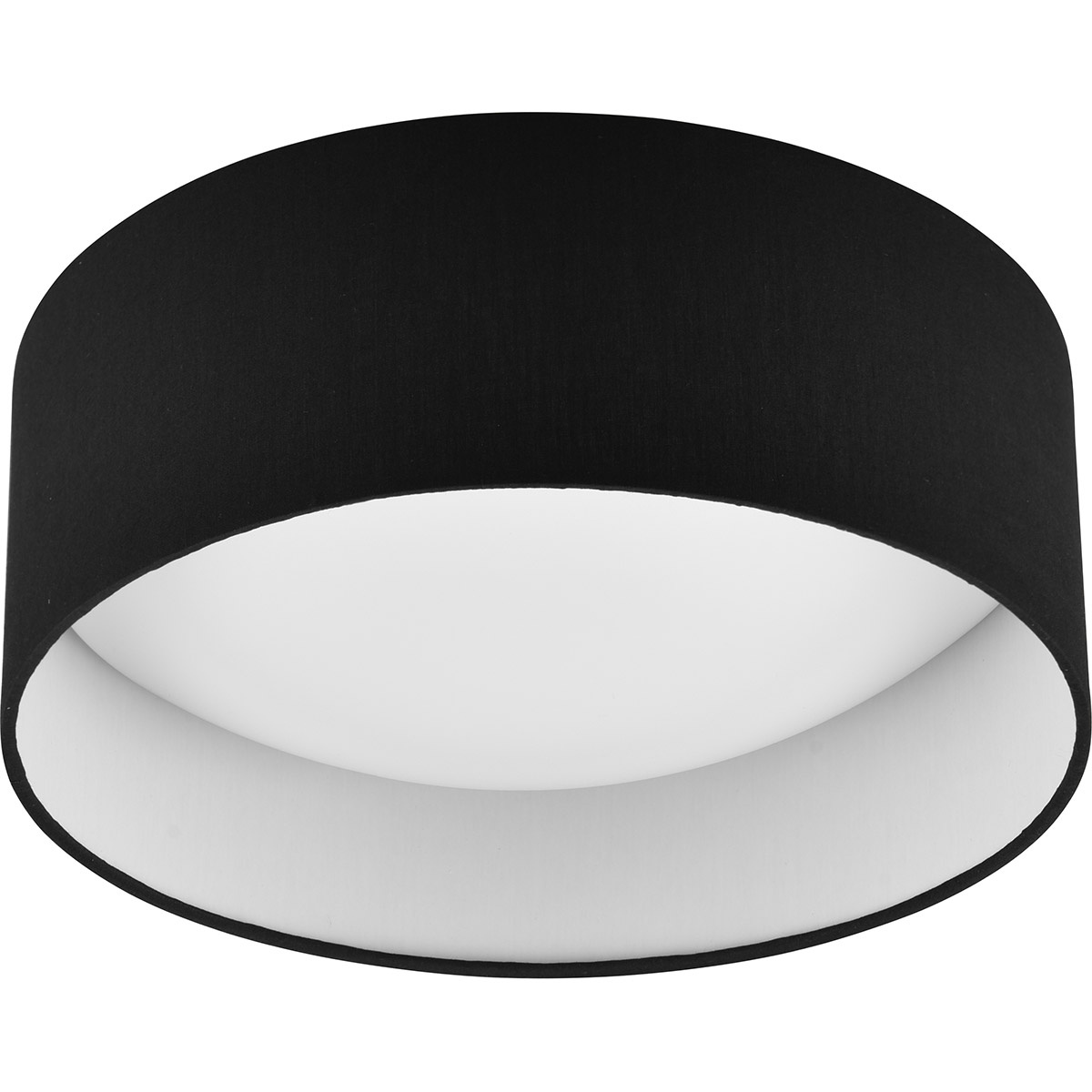 LED Ceiling Lamp Round 12W - Black & White - Trion Lukaku