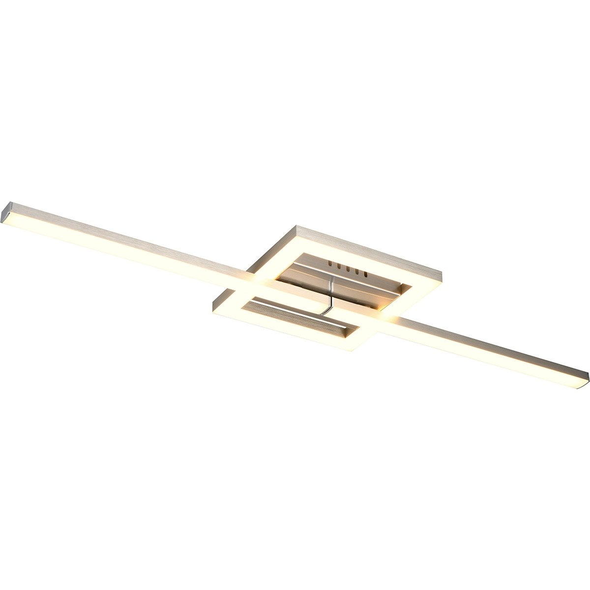 LED Ceiling Light 17W - White Ceiling Light Matte Nickel
