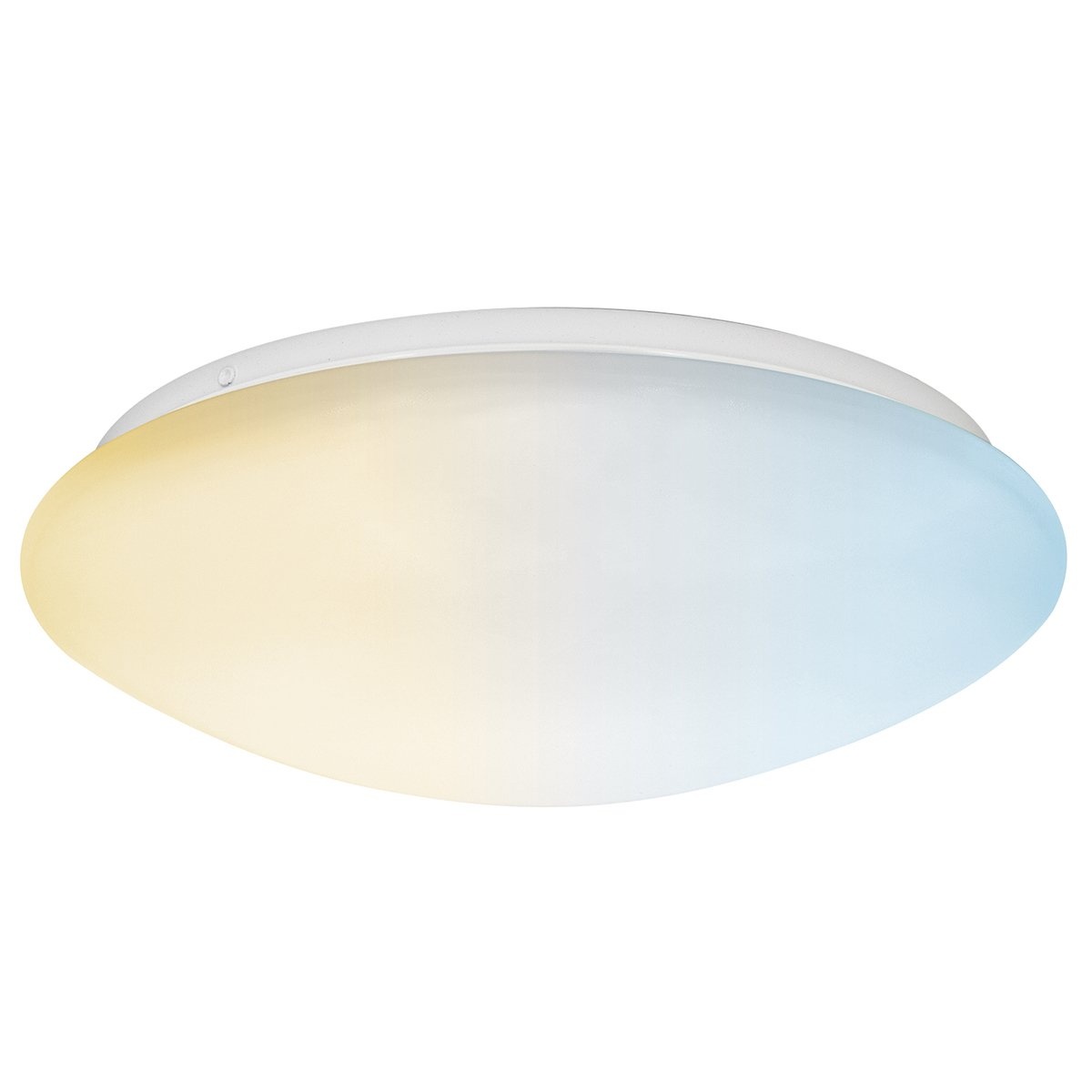 LED Ceiling Light 12W White - IP44 Surface Mounted Round Sensor Light