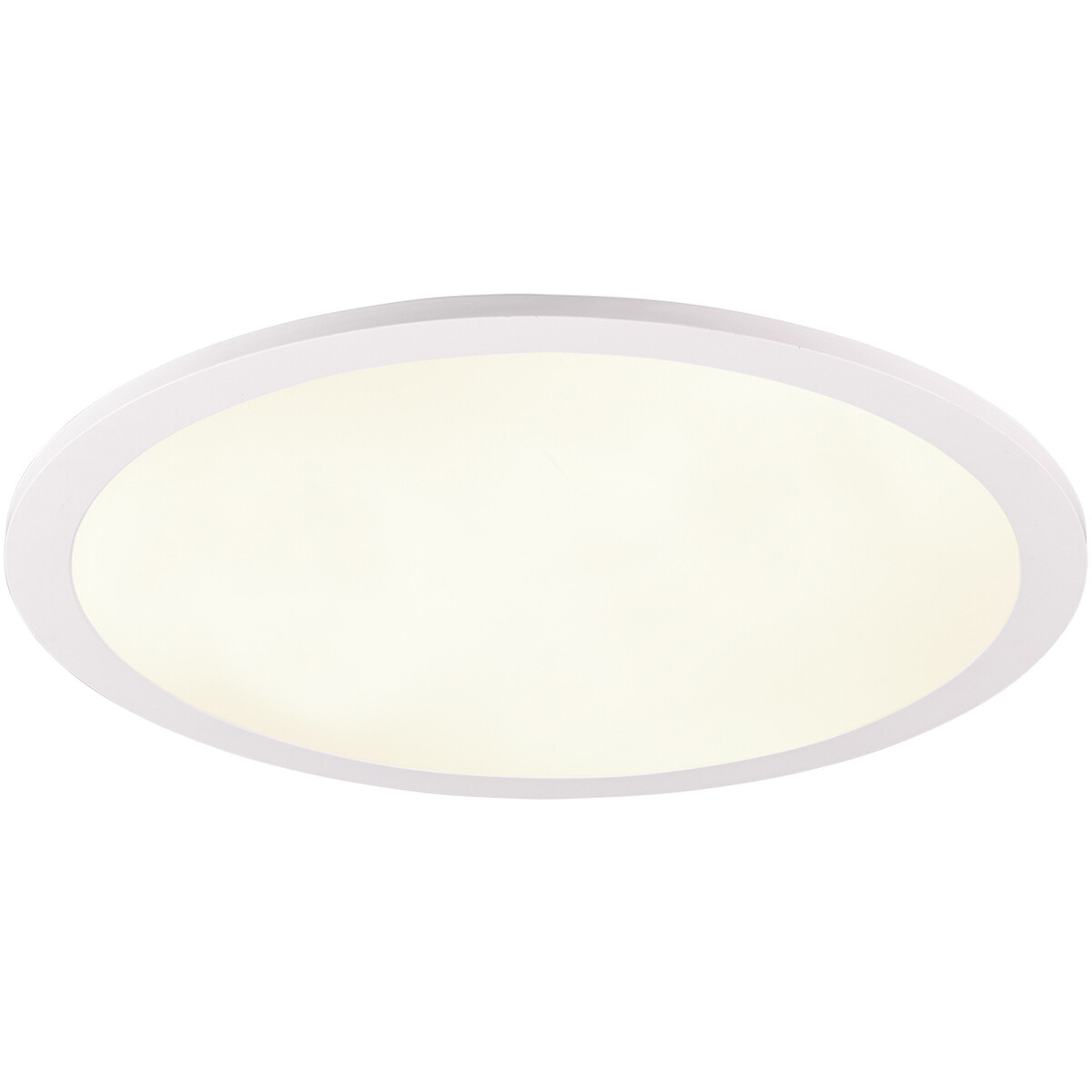 LED Ceiling Light 20W - Round White Plastic Lamp Natural White