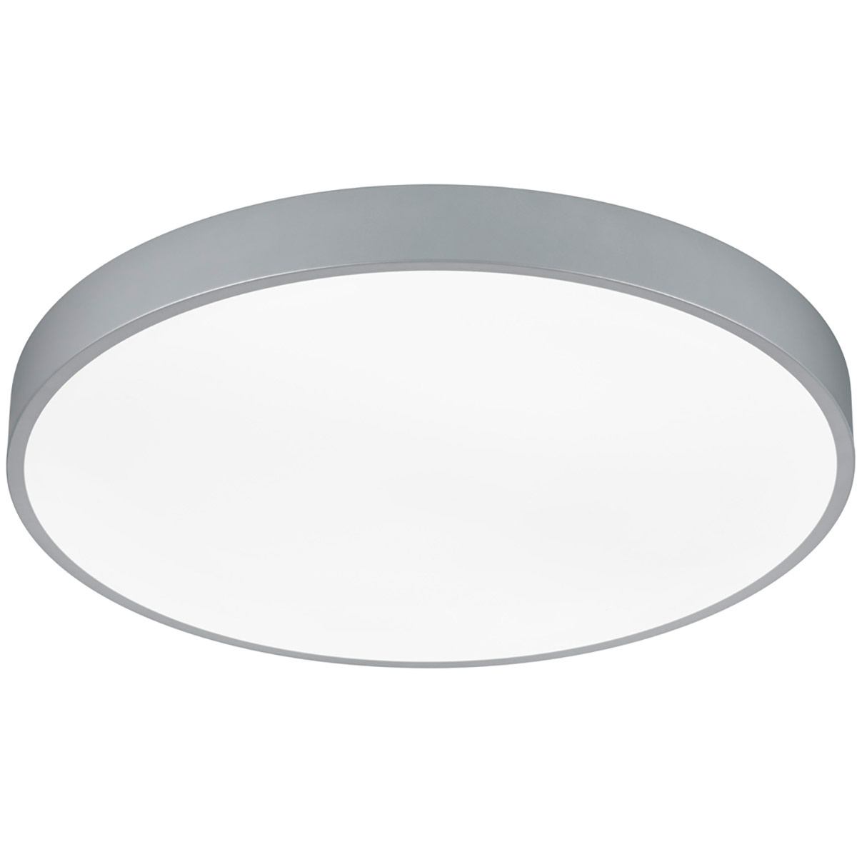 LED Ceiling Light Round Dimmable RGB - Trion Oka Titanium Metal