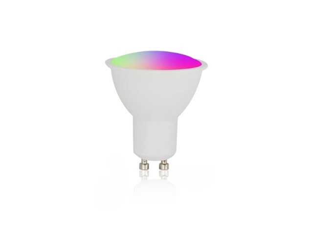 Slimme RGB+CCT GU10 LED-lamp 806 lm — Wi‑Fi (Tuya) 9W
