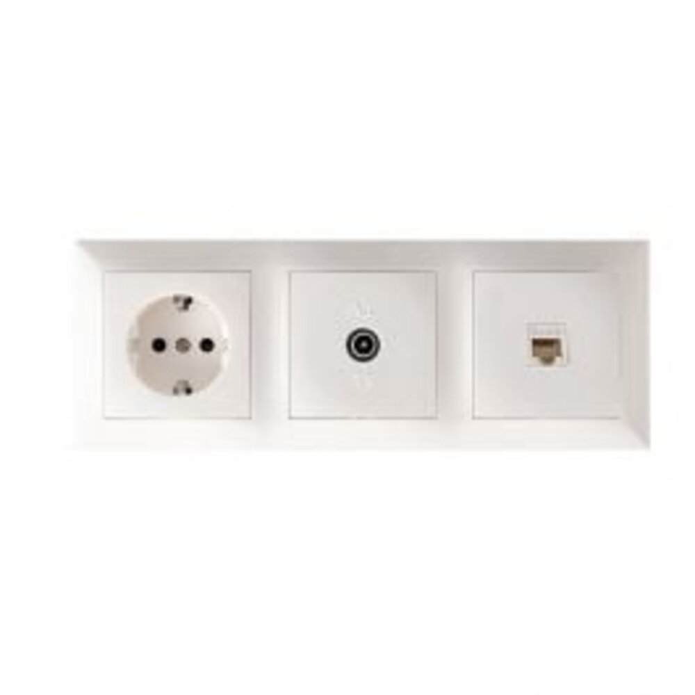 UTP RJ45 Socket & Coax Wall Socket - LED Accessories
