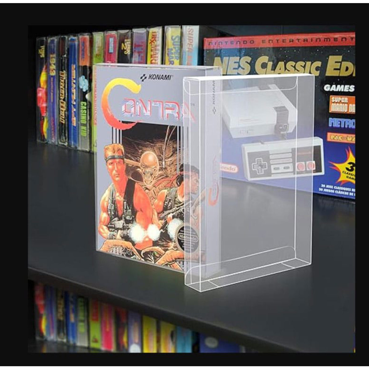 Evoretro Nes Game box Pet Protectors - Game Shock