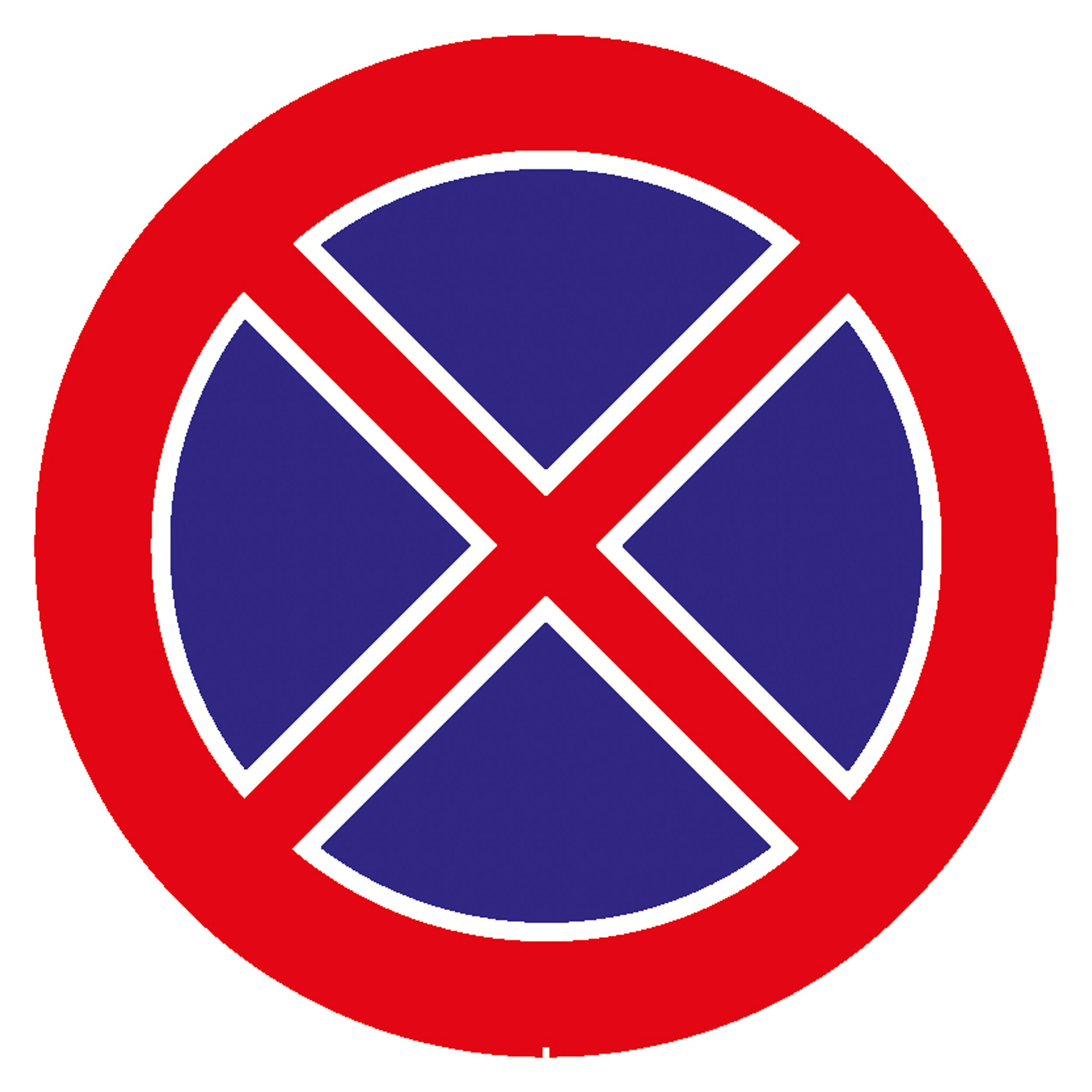 RVV verkeersbord E02 | Verbodsbord | Stilstaansverbod - TrafficTotaal