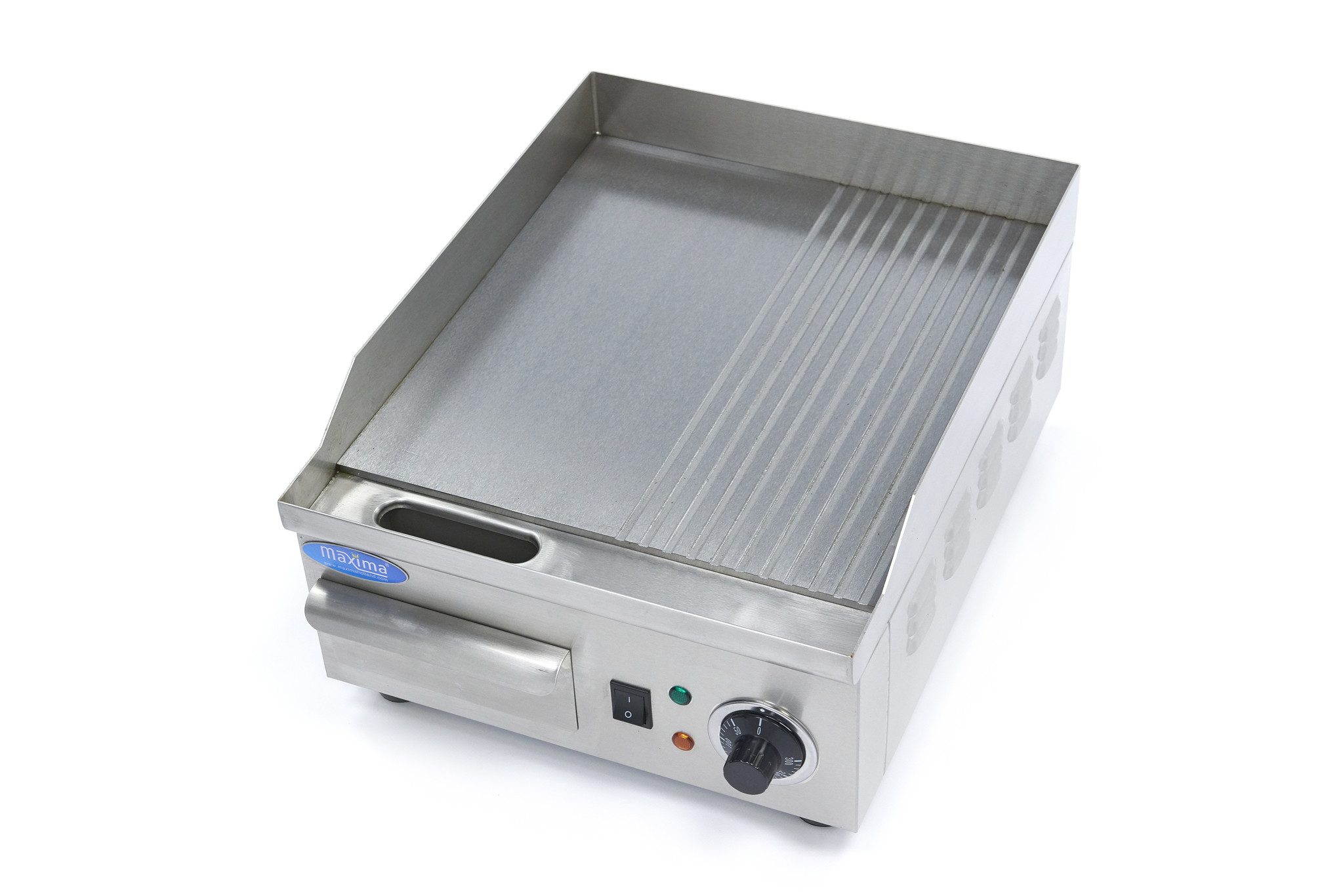 Griddle Half Grooved 36cm - Maxima Kitchen Equipment