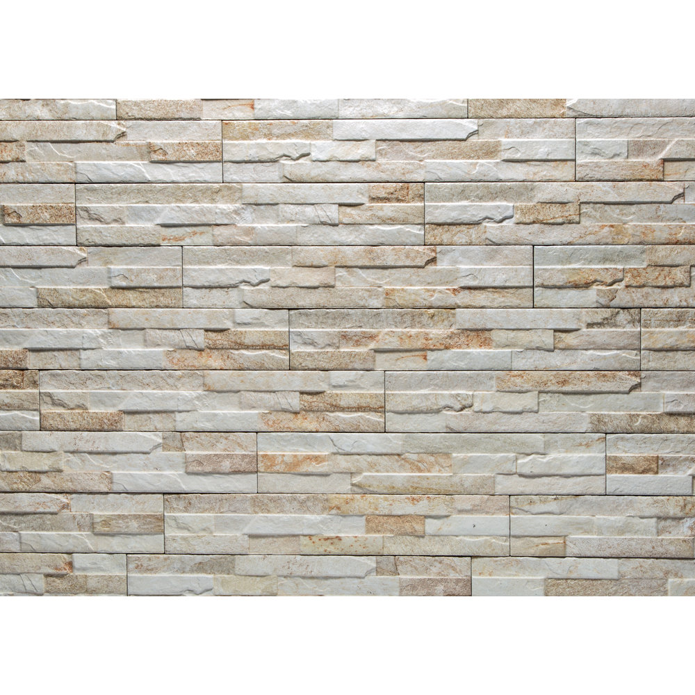 UltraStrong Bologna Creme Stone Effect Porcelain Wall Tile ...