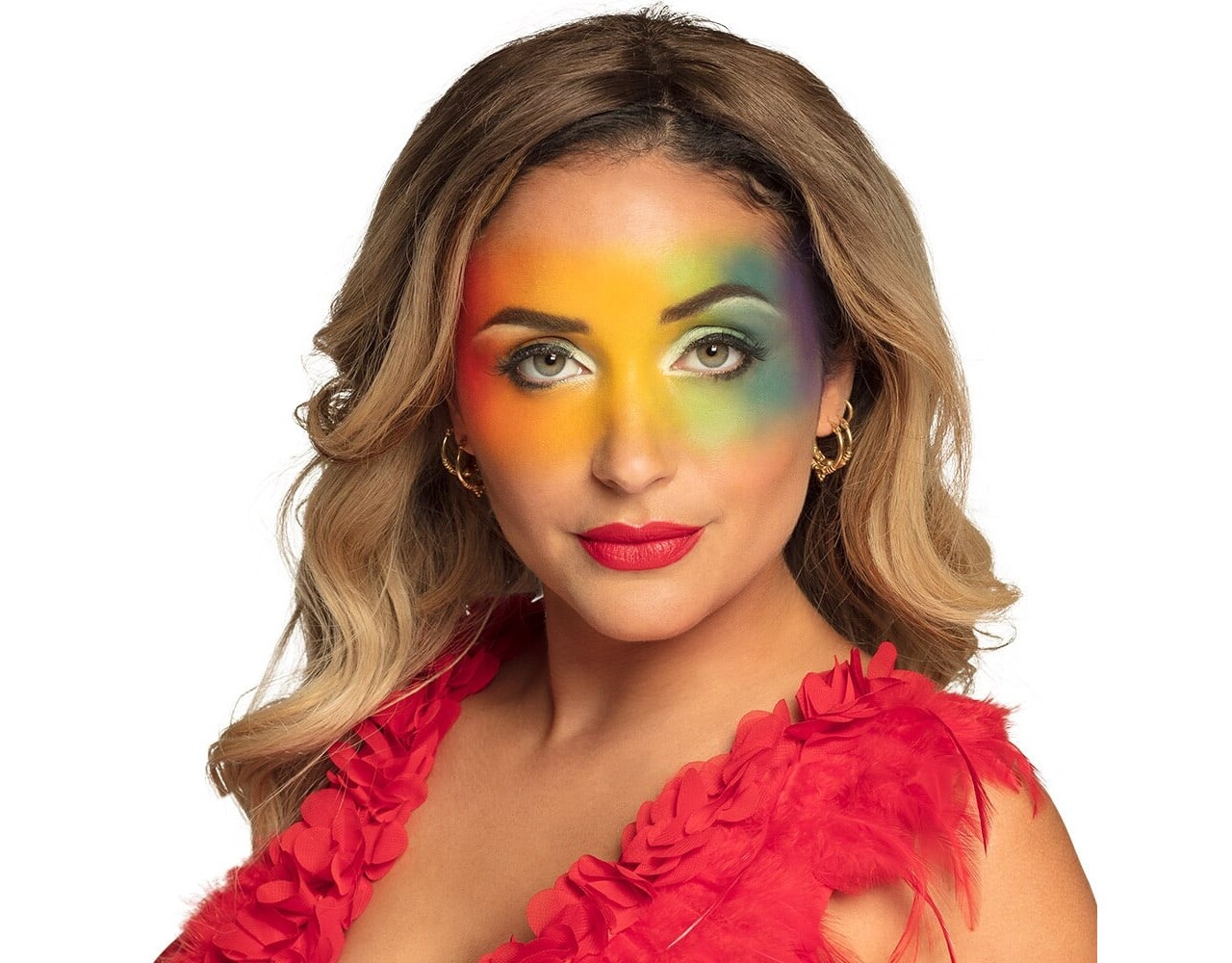 Regenboog Schmink - Partywinkel