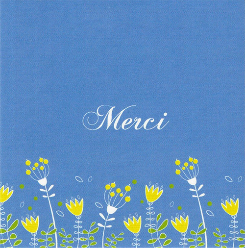 Wenskaart 'Merci' - Leonidas Online Shop Gistel