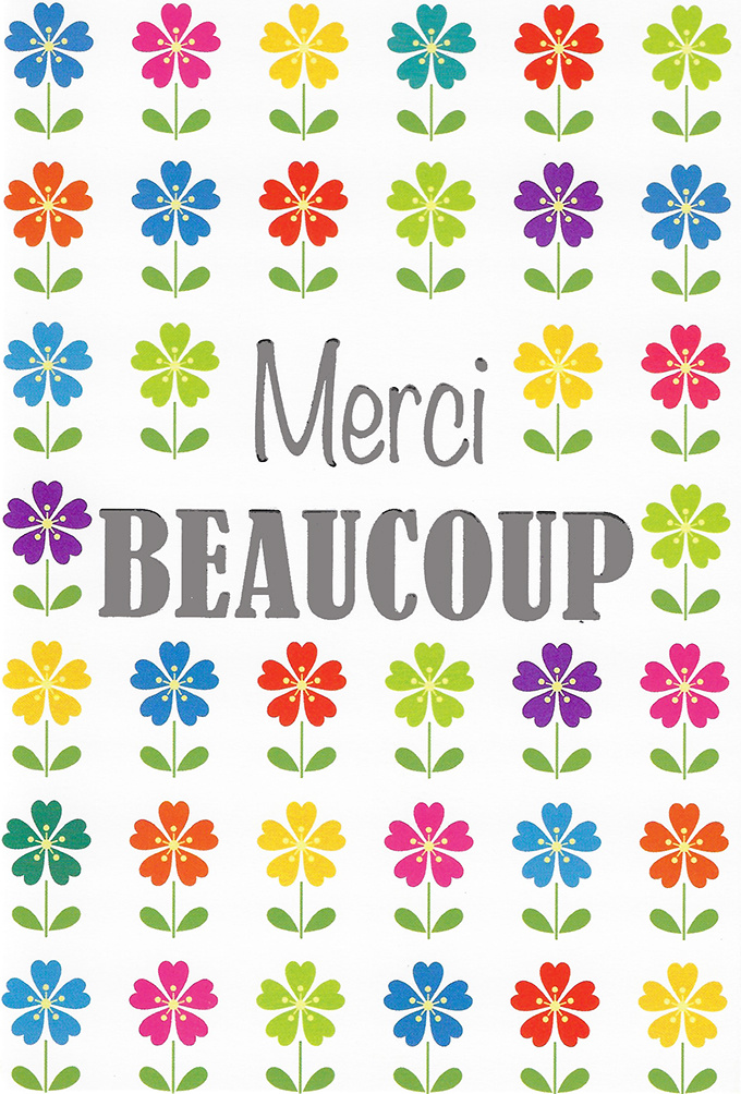 Greeting Card 'Merci BEAUCOUP' - Leonidas Online Shop Gistel (BE)