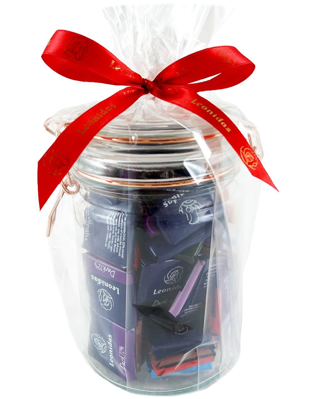 Leonidas en Ligne | Bocal en verre avec 375g Napolitains - Boutique en ...