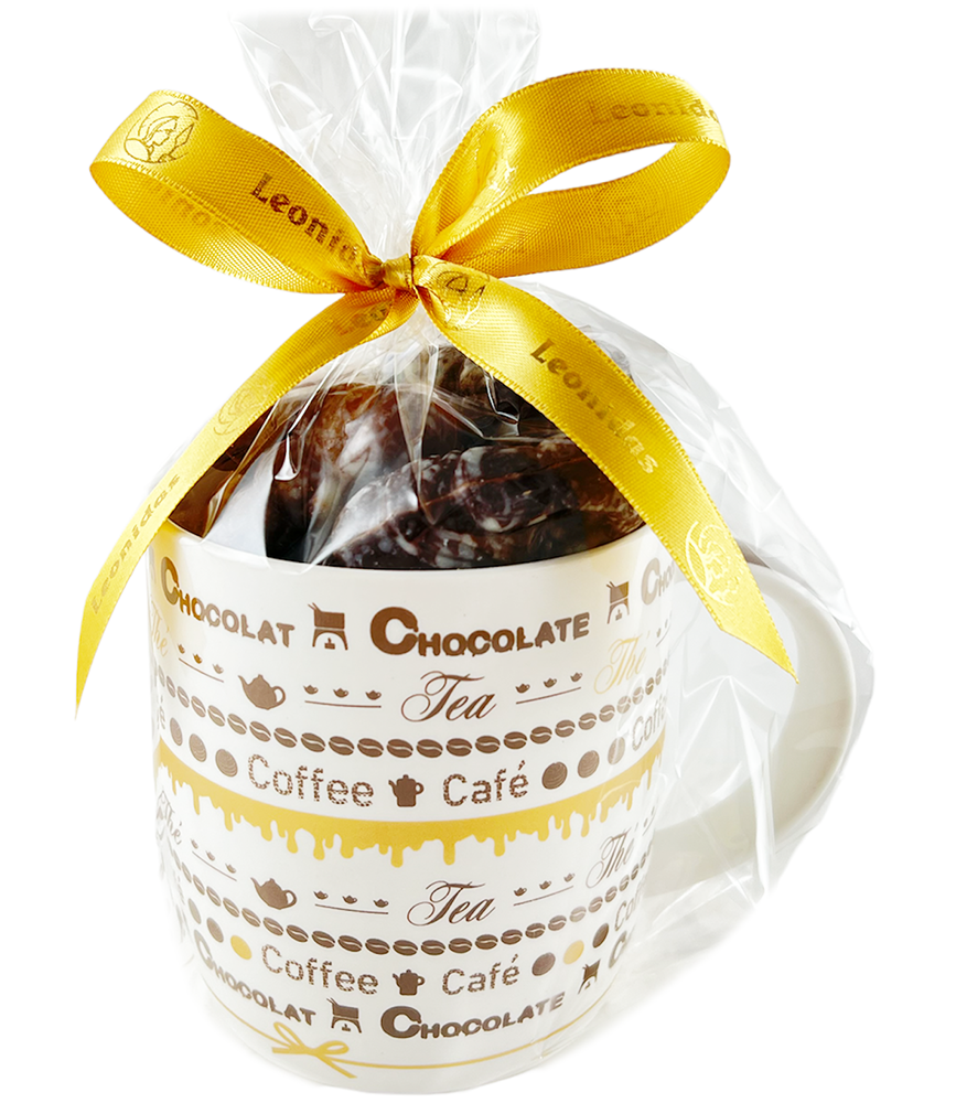 Leonidas Online Shop | Koffiemok 'Chocolate' met 300g Zeevruchten ...