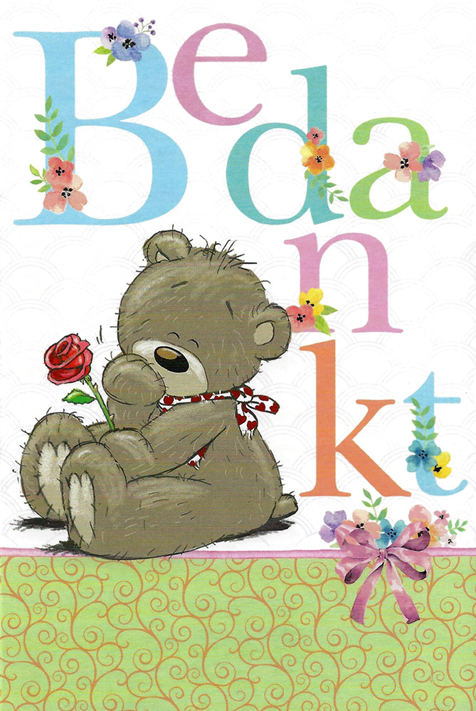 Wenskaart 'Bedankt' - Leonidas Online Shop Gistel