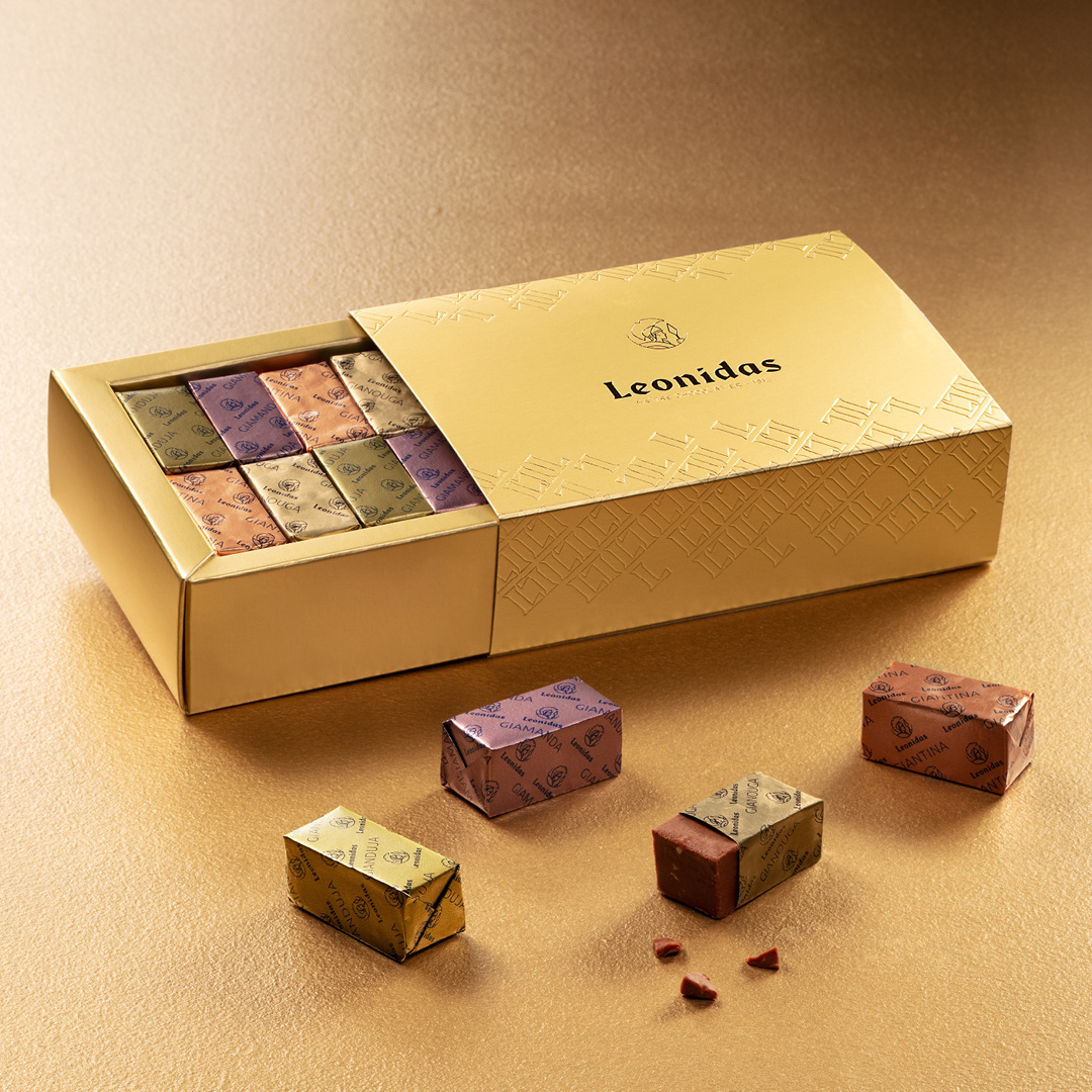 Leonidas Online Shop | Leonidas Goldene Gianduja box - Leonidas Online ...