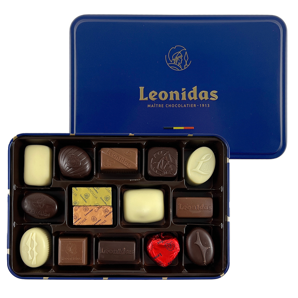 Leonidas Online Shop | Metalen geschenkdoos 15 pralines - Leonidas ...