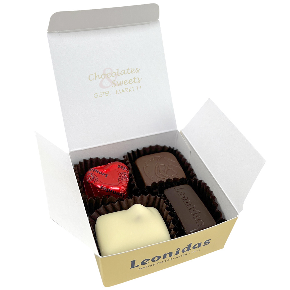 Leonidas Online Shop l Mini-box with 4 chocolates - Leonidas Online ...