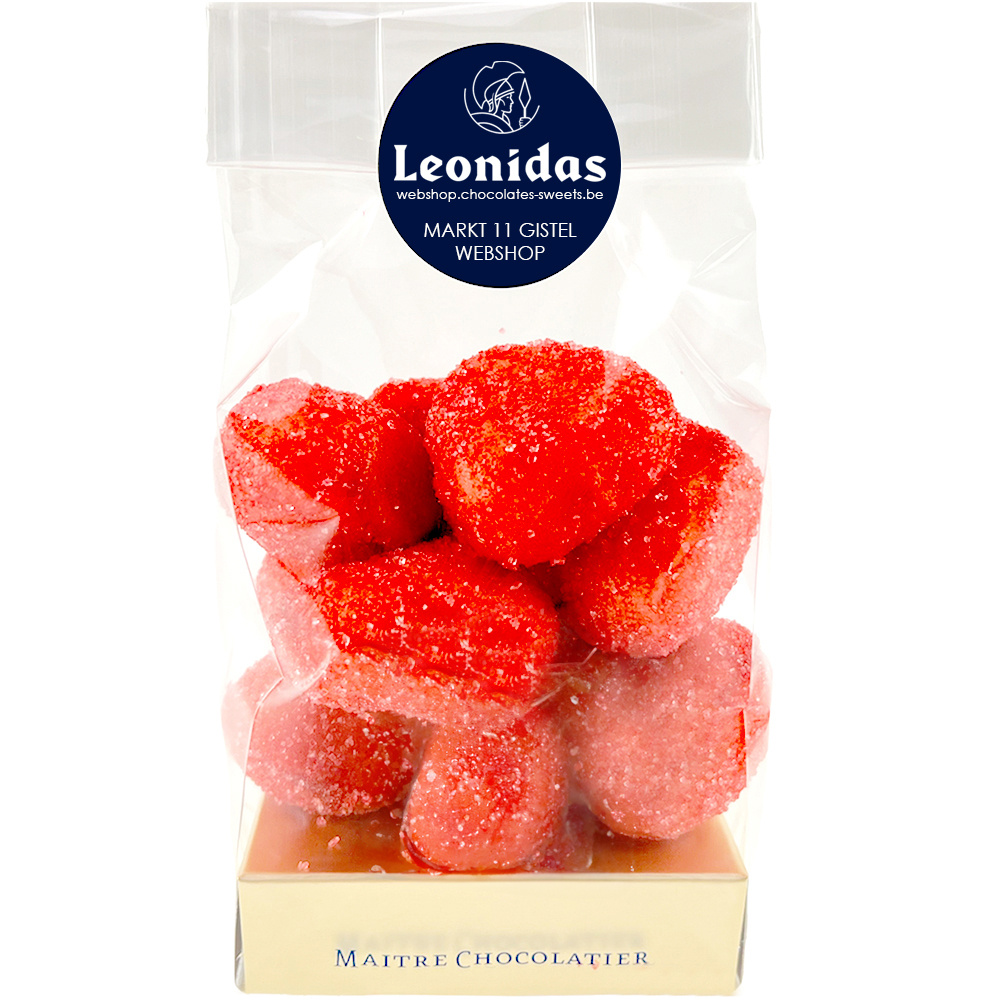 Leonidas Online Shop | Strawberry Marzipan 250g - Leonidas Online Shop ...