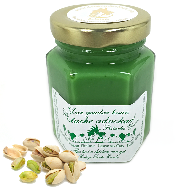 Advokaat Den Gouden Haan met Pistache 120g - Leonidas Online Shop Gistel
