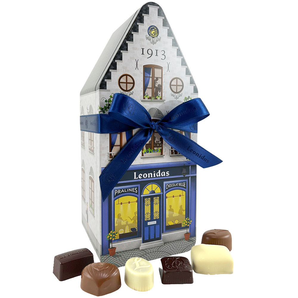 Leonidas Online Shop | Metal box with 250g Leonidas chocolates ...