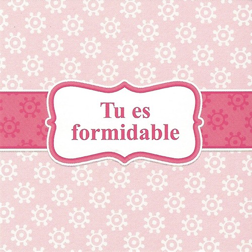 Wenskaart 'Tu es formidable' - Leonidas Online Shop Gistel