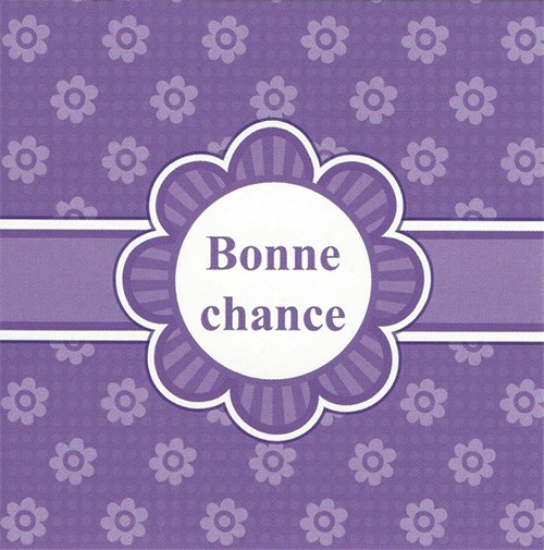 Wenskaart 'Bonne chance' - Leonidas Online Shop Gistel