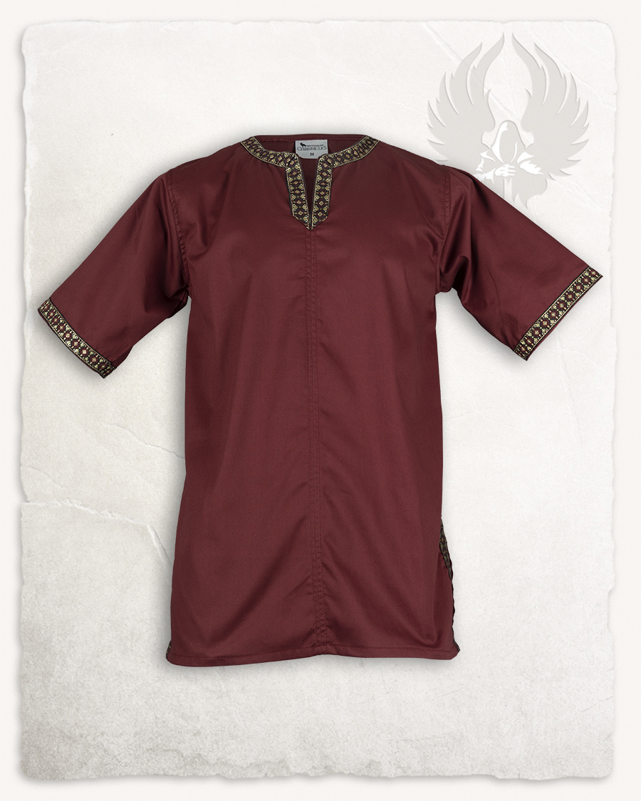 Mytholon Medieval tunic Sigbert, red - CelticWebMerchant.co.uk