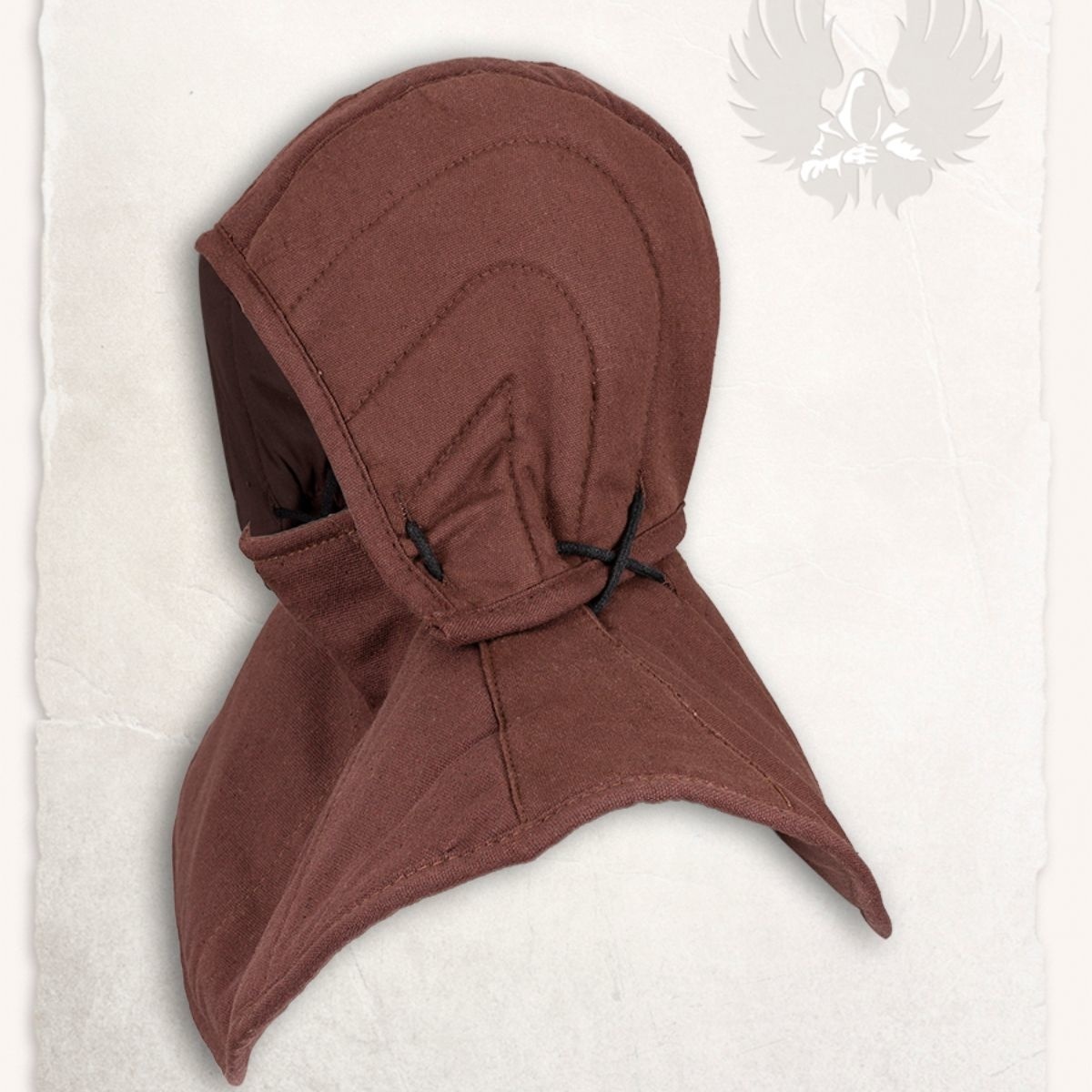 Mytholon Gambeson hood and collar Aulber brown - CelticWebMerchant.co.uk