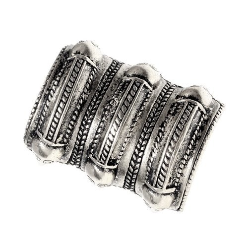 Germanic Iron Age ring Segerstad, silvered - CelticWebMerchant.co.uk