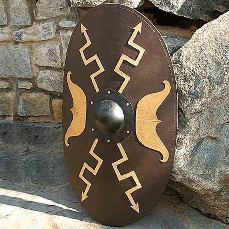 Buy oval cavalry Roman shield - CelticWebMerchant.co.uk