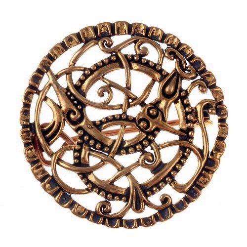 Pitney brooch, bronze - CelticWebMerchant.co.uk