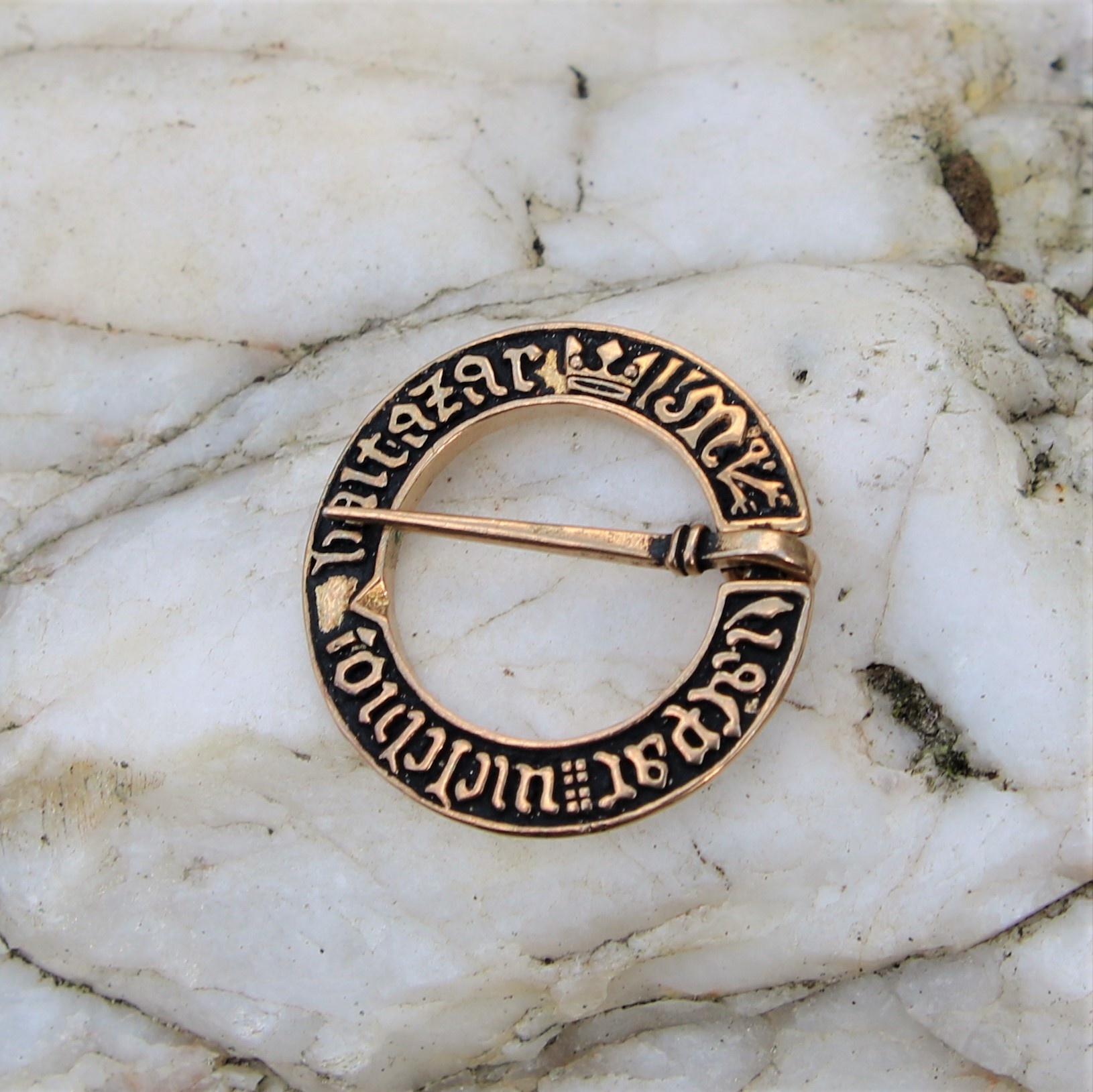 Medieval ring brooch, bronze - CelticWebMerchant.co.uk