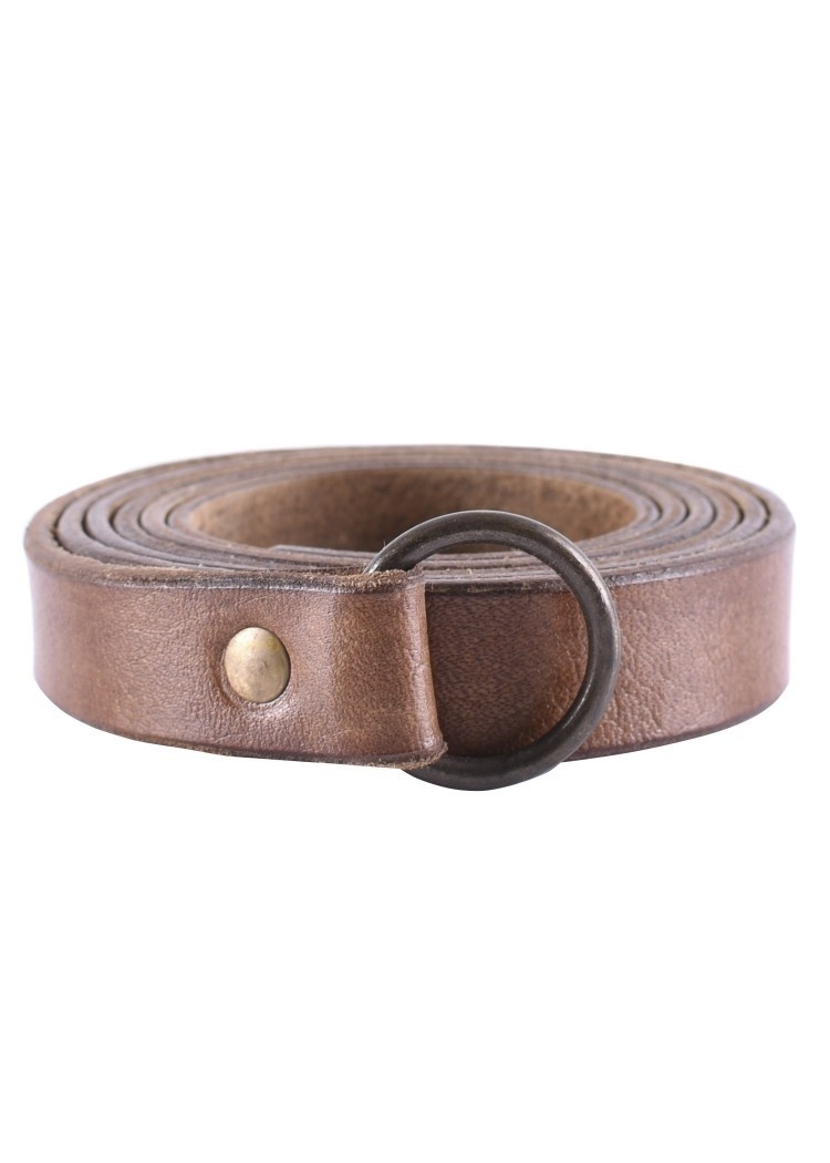 Ring belt 160 cm, brown - CelticWebMerchant.co.uk