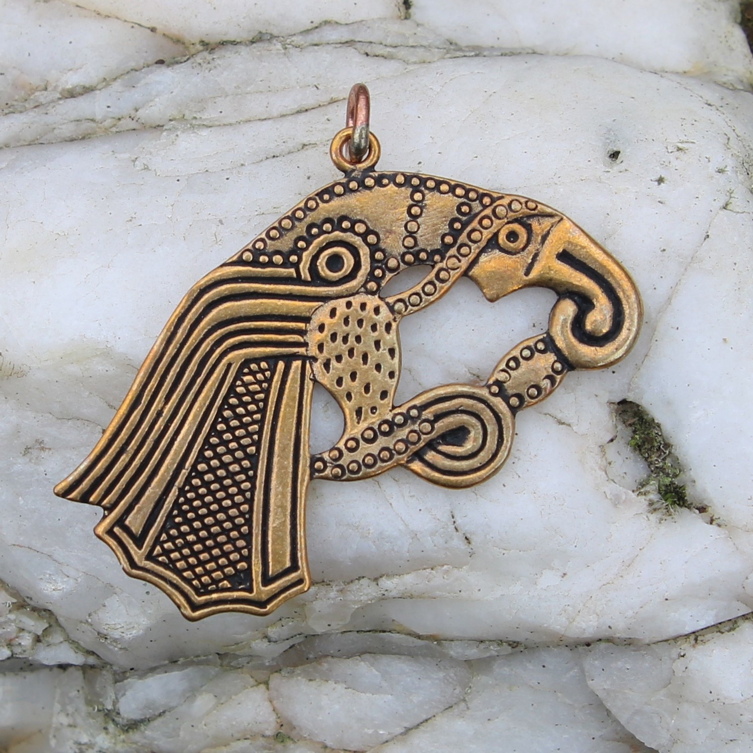 Germanic raven amulet - CelticWebMerchant.co.uk
