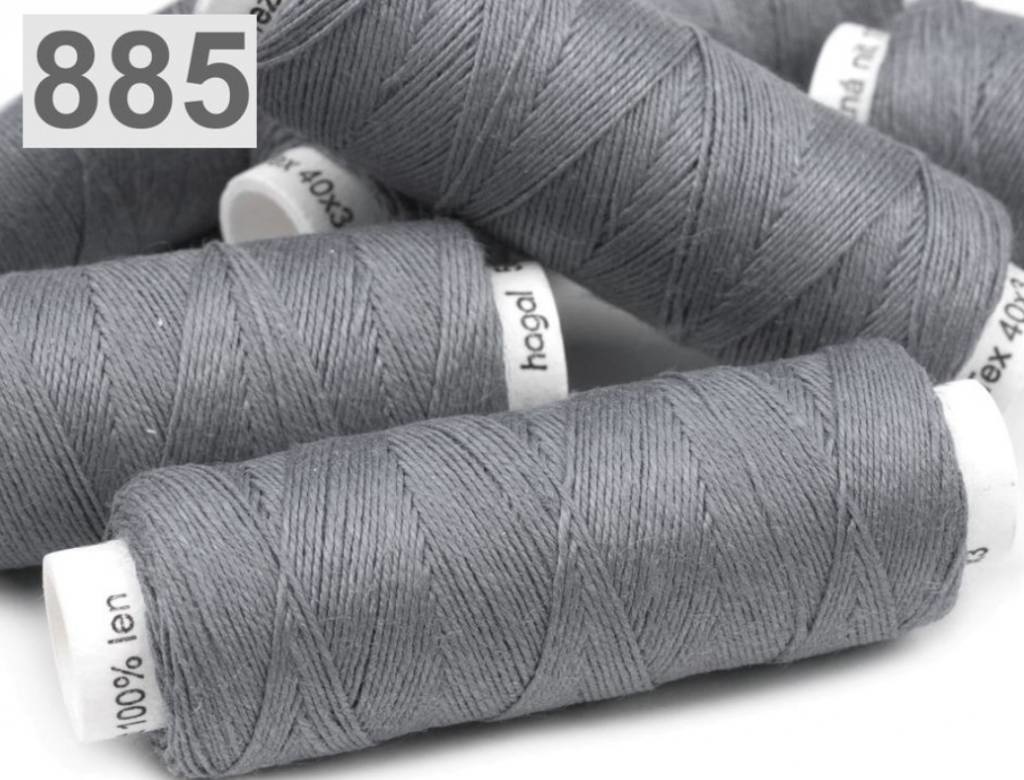 Linen yarn dark grey 50m - CelticWebMerchant.co.uk