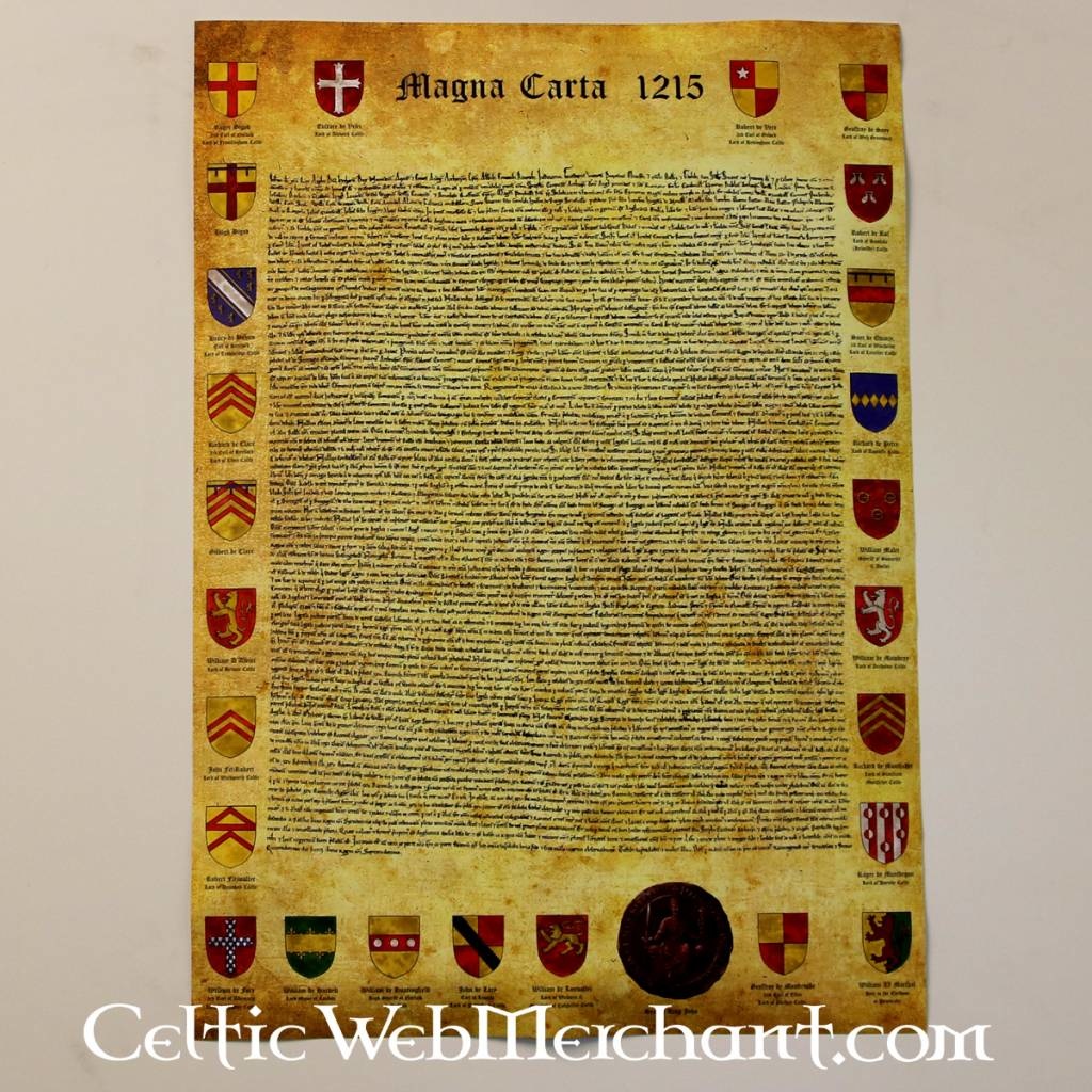 Magna Carta poster - CelticWebMerchant.co.uk