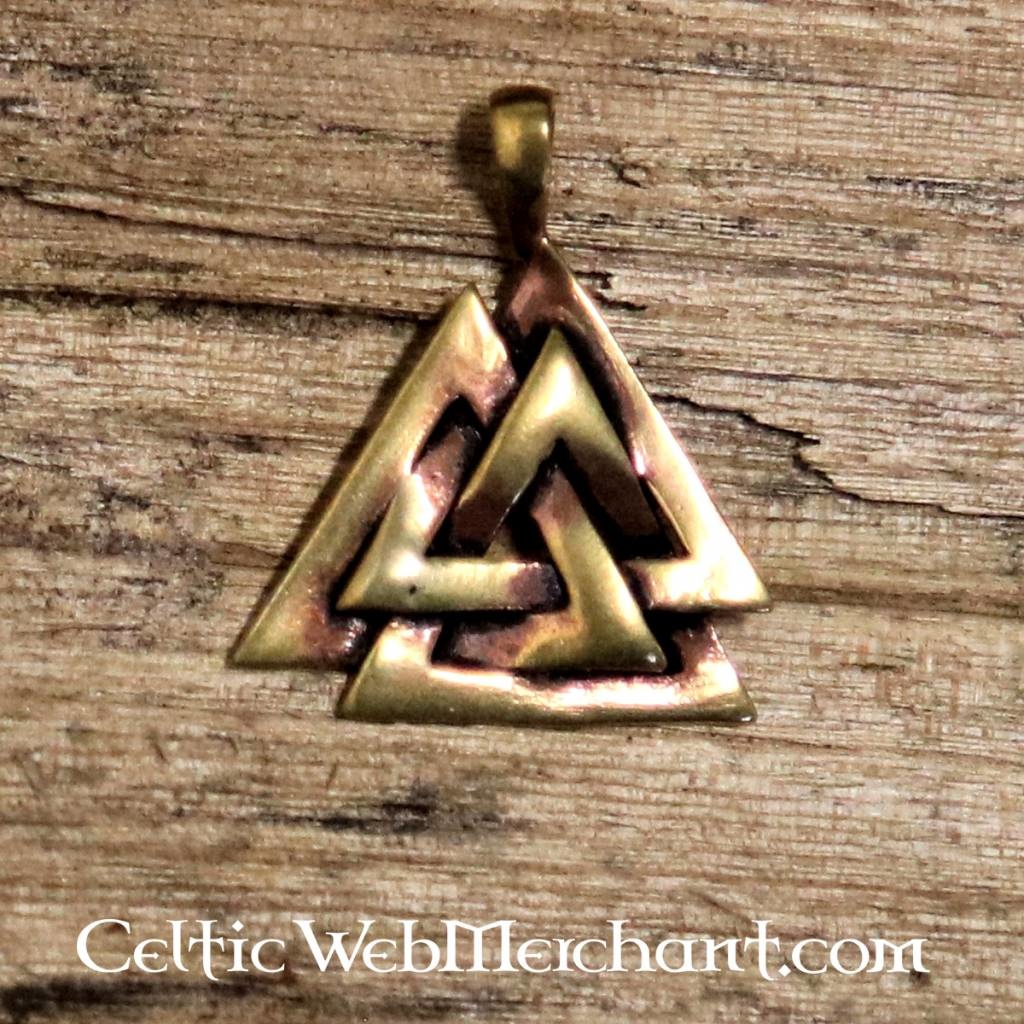 Bronze Valknut - CelticWebMerchant.co.uk