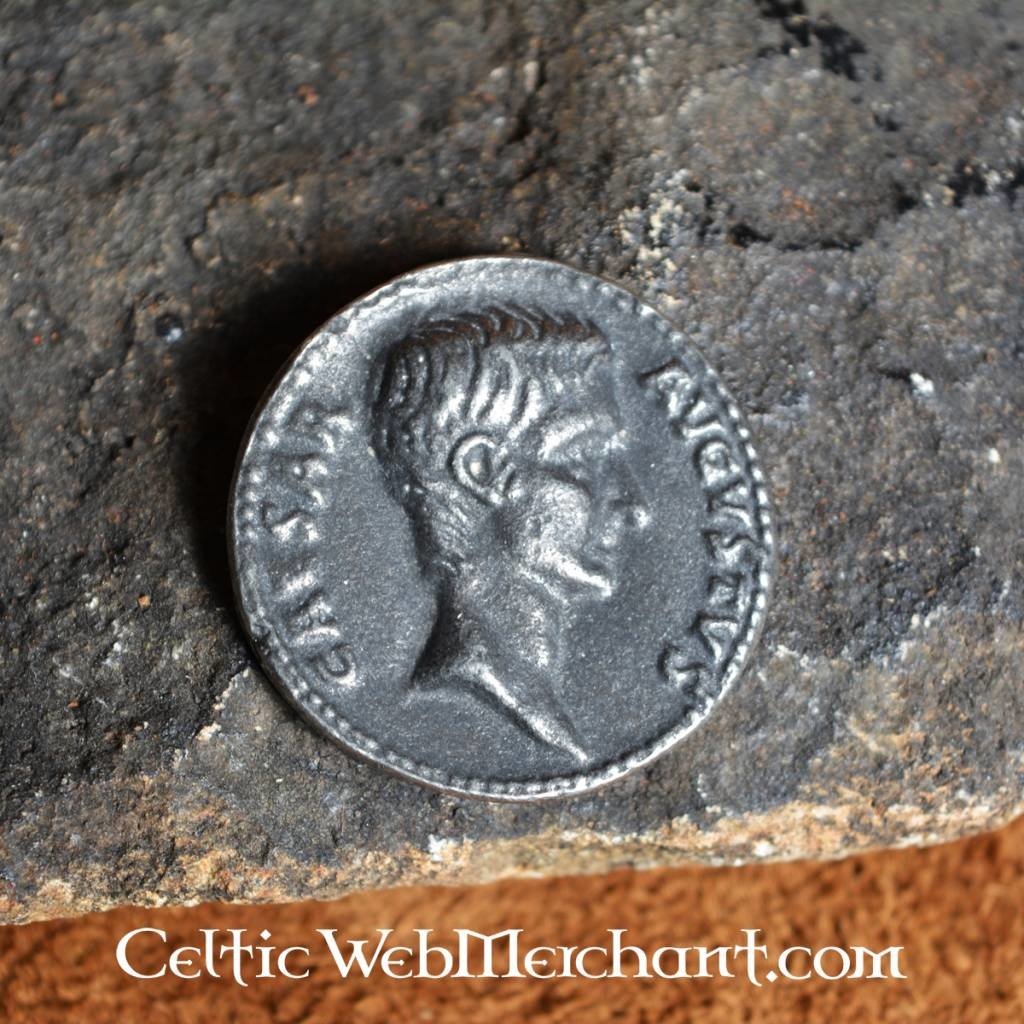 Roman coin Augustus Caesar - CelticWebMerchant.co.uk
