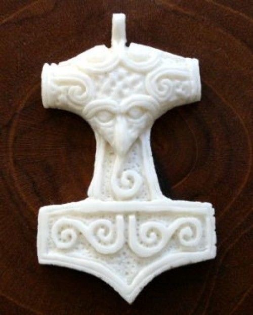 Bone Swedish Thors hammer - CelticWebMerchant.co.uk