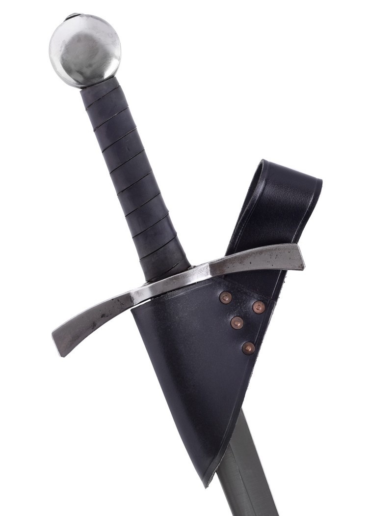 Leather sword holder for belt - CelticWebMerchant.co.uk