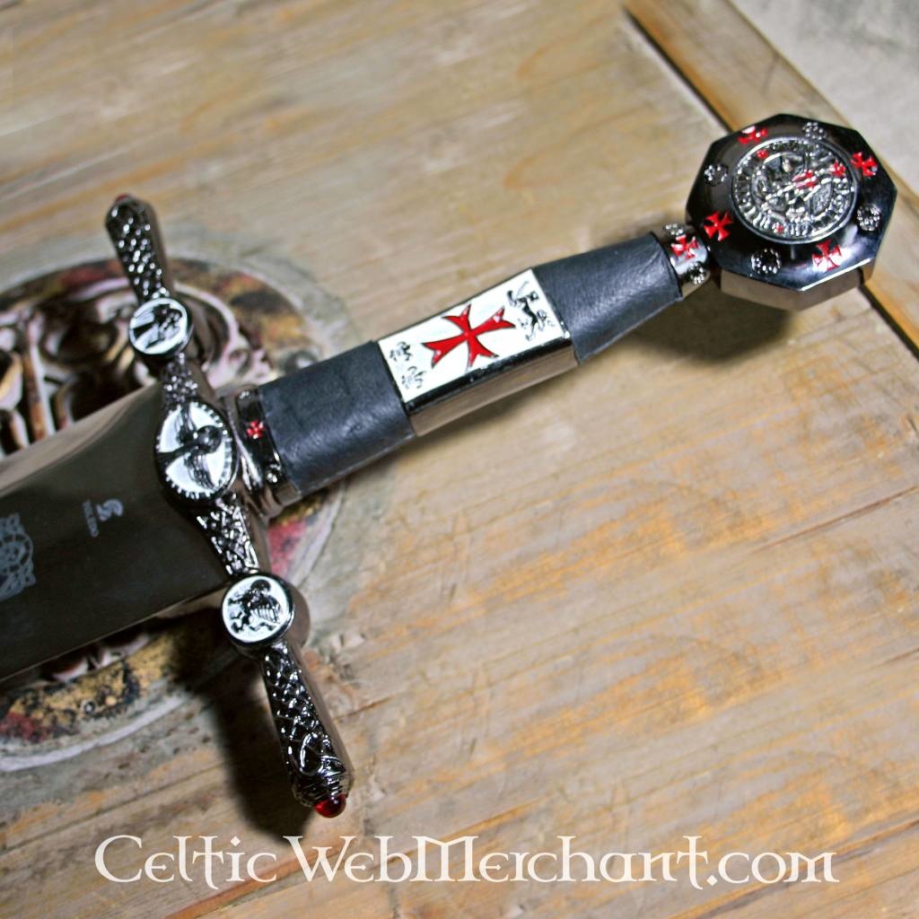Decorated Templar sword - CelticWebMerchant.co.uk
