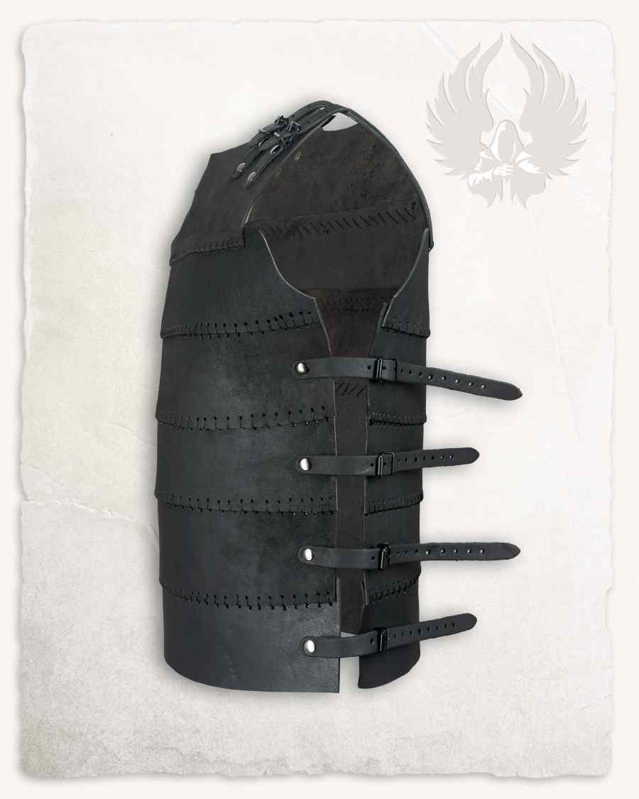 Leather armor Erend, black - CelticWebMerchant.co.uk
